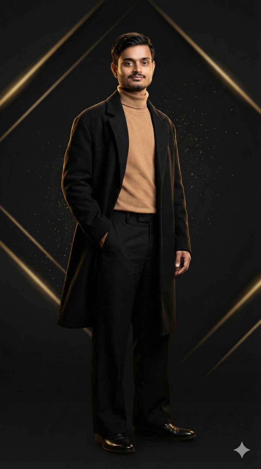 2 Premium Editorial AI Portrait Prompts for Cinematic Male Photos (9:16 ...